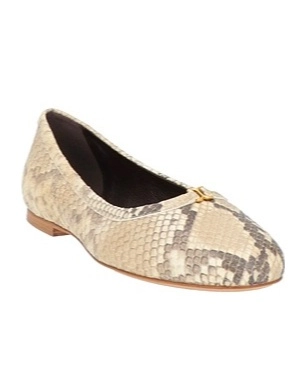 Chloé Snake-patterned Ballet Flats