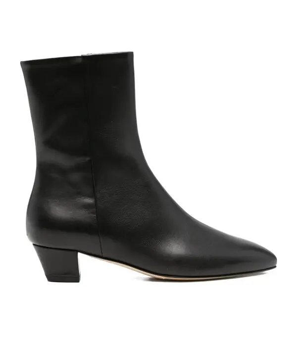 AeydĒ Leather Pointed-toe Ankle Boots