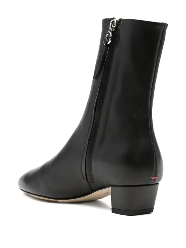 AeydĒ Leather Pointed-toe Ankle Boots