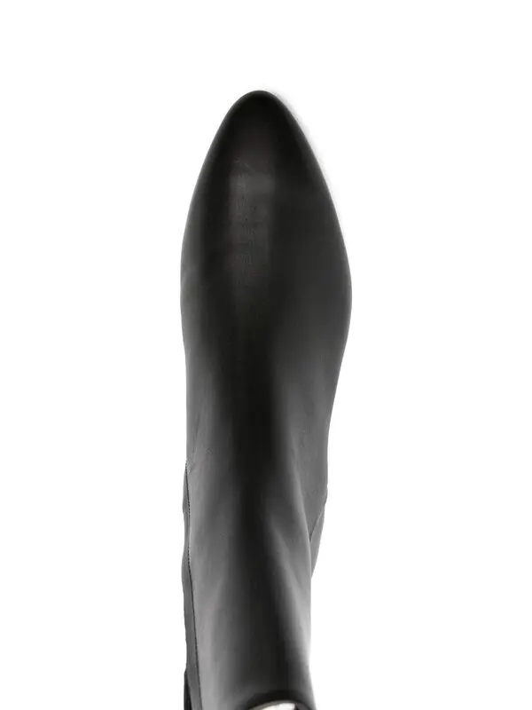 AeydĒ Leather Pointed-toe Ankle Boots