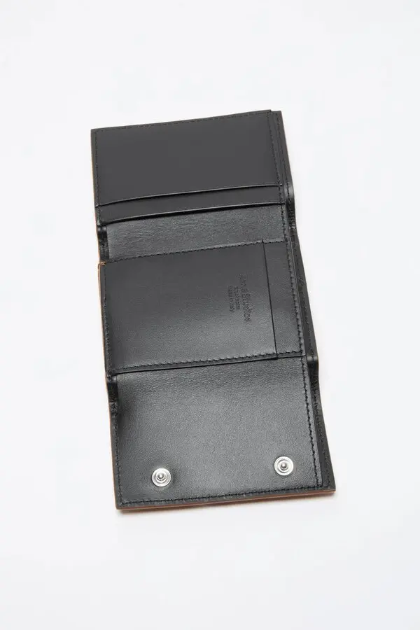 Acne Studios Portefeuille Trifold En Cuir
