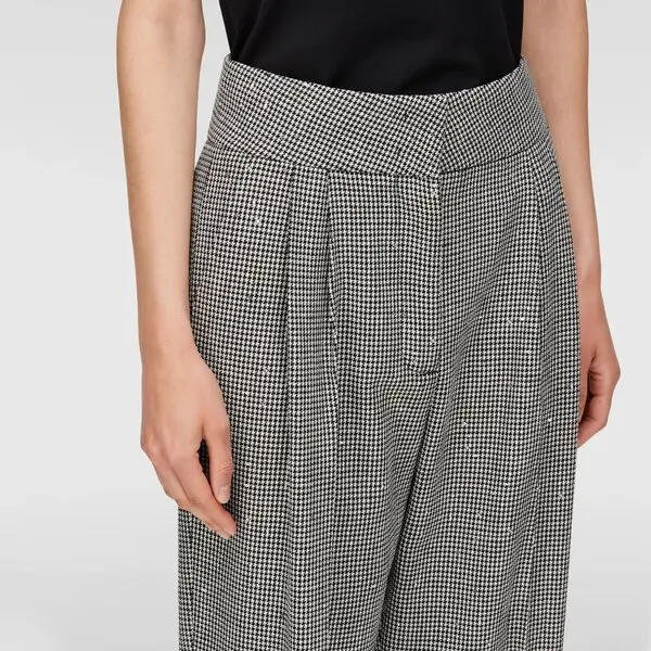 Fabiana Filippi Tapered-leg Checked Trousers