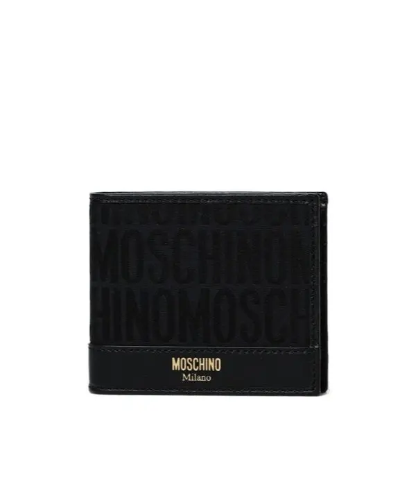 Moschino Logo Wallet - Black