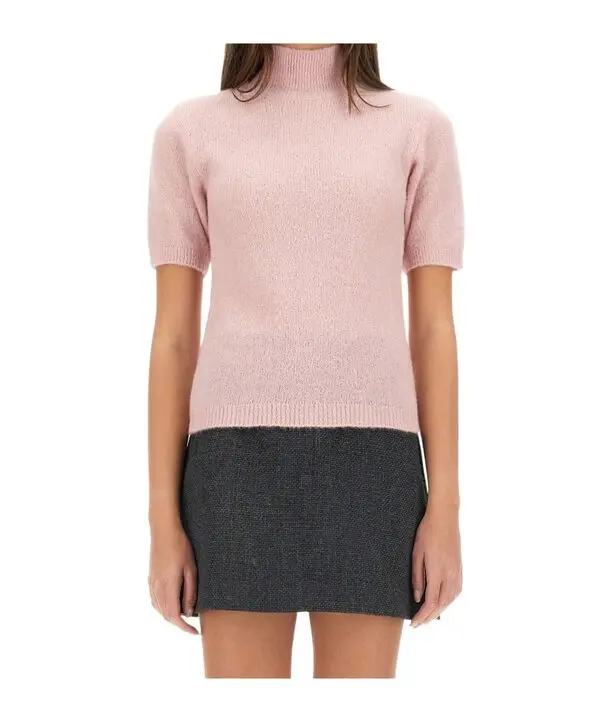 A.p.c. Short-sleeved High-neck Jumper
