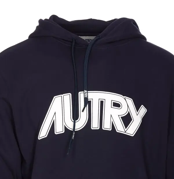 AUTRY Logo-printed Drawstring Hoodie