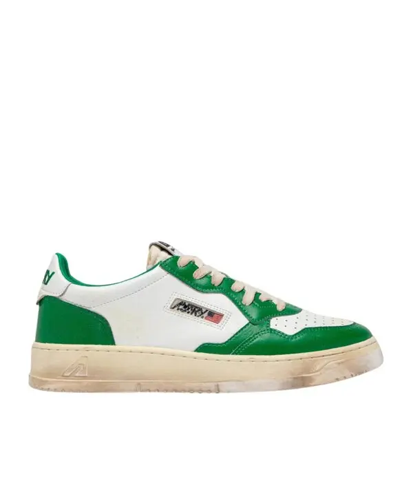 AUTRY Super Vintage Leather Sneakers - Nude