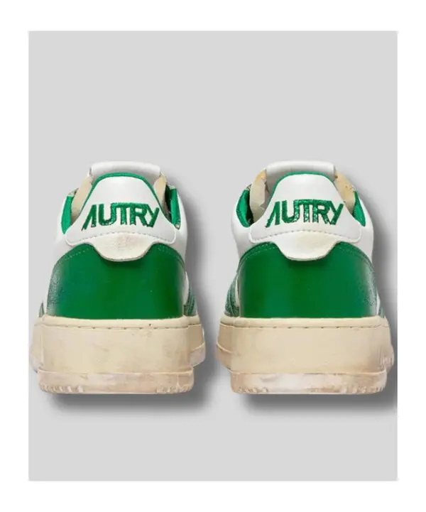 AUTRY Super Vintage Leather Sneakers - Nude