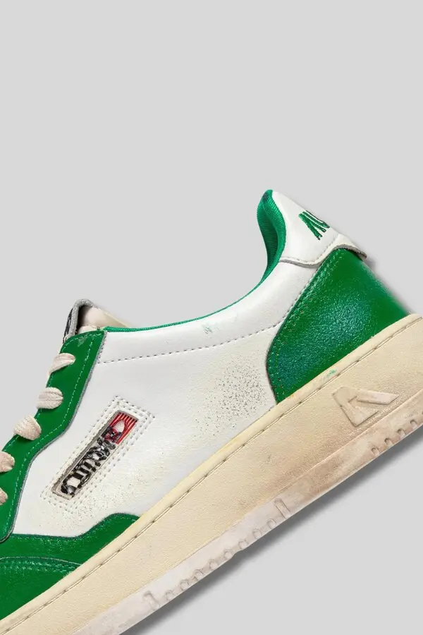 AUTRY Super Vintage Leather Sneakers - Nude