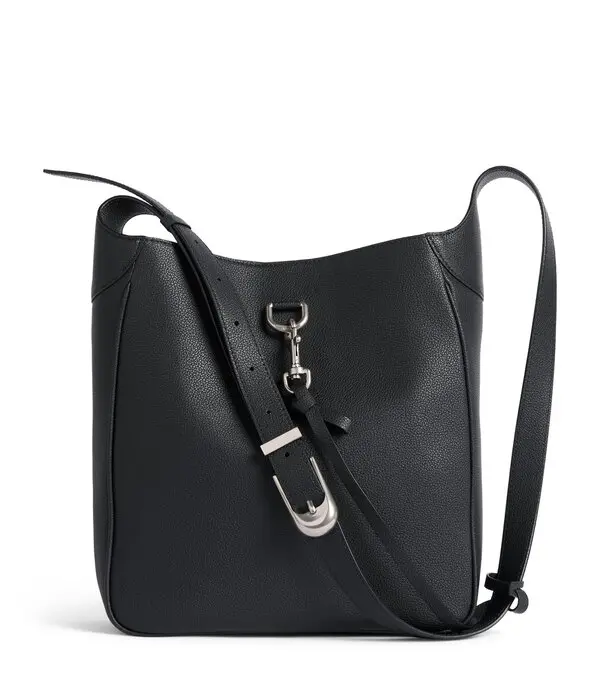 SYSTEM Leather Anchor Shoulder Bag