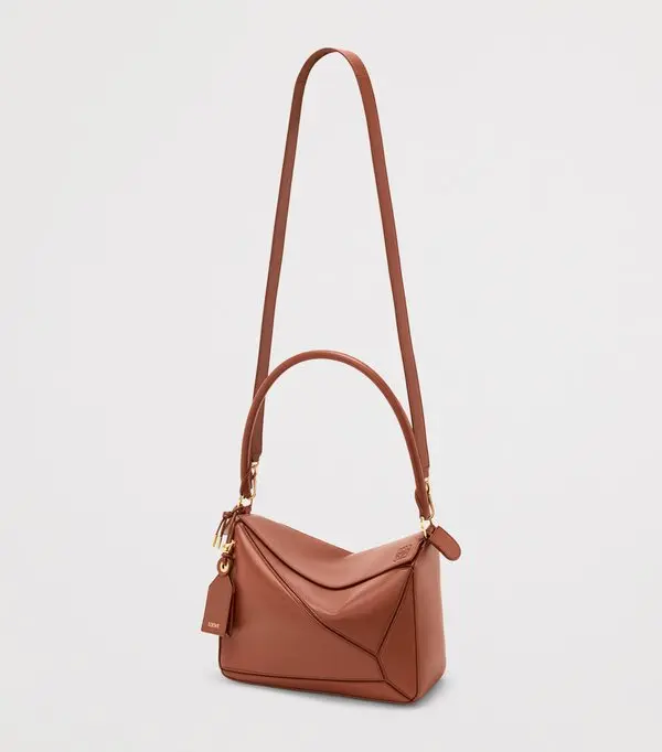 Loewe Medium Leather Featherlight Puzzle Top-handle Bag