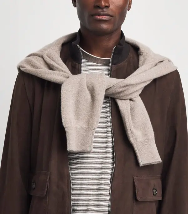 VALSTAR Reversible Suede Valstarino Bomber Jacket
