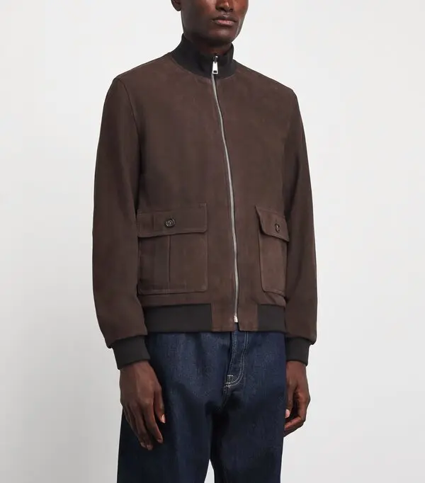 VALSTAR Reversible Suede Valstarino Bomber Jacket