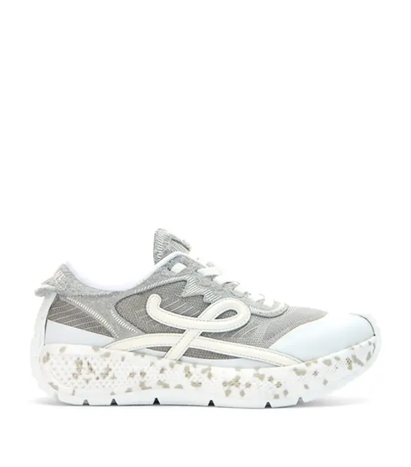 Loewe Leather Pogo Sneakers - Grey
