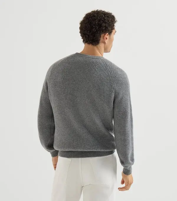 Brunello Cucinelli Cashmere Ribbed Sweater