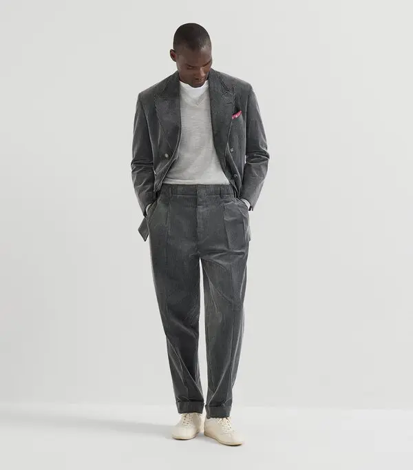 Brunello Cucinelli Cashmere-silk V-neck Sweater