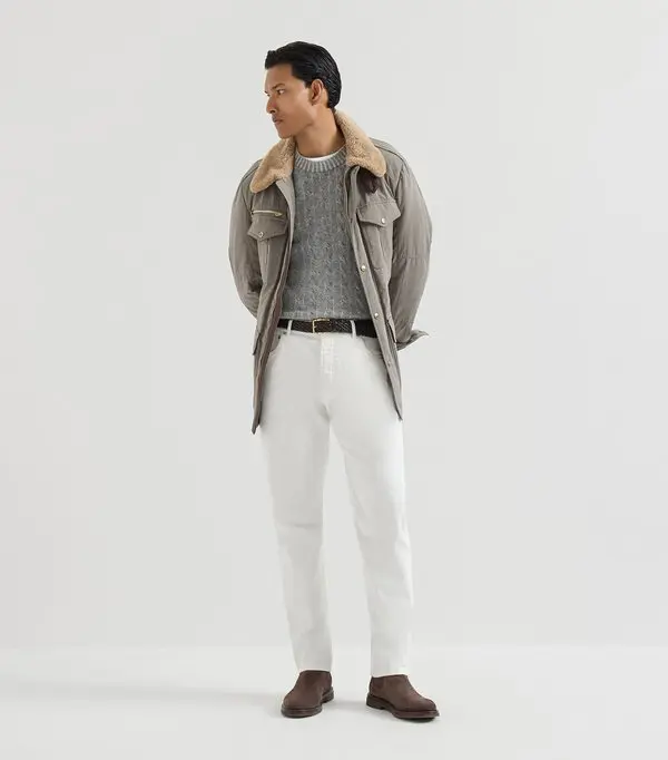 Brunello Cucinelli Cashmere Vanisé Cable-knit Sweater
