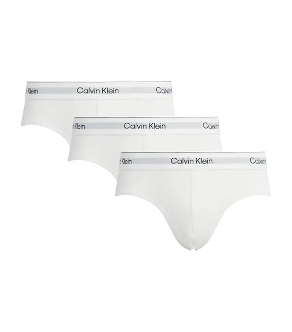 Calvin Klein Cotton Stretch Icon Hip Briefs - White
