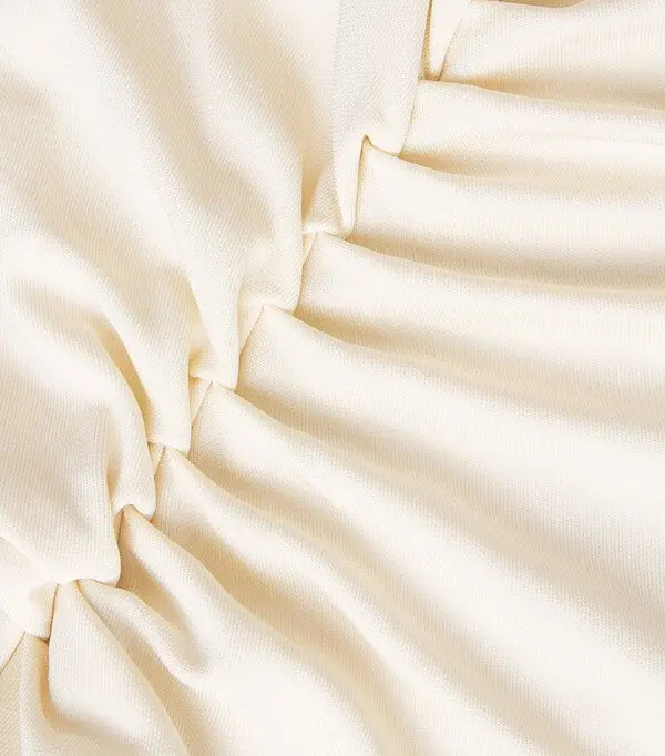 Simkhai Cape Gathered Gown