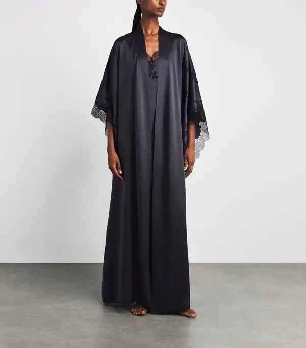 Carine Gilson Silk Long Cérès Robe