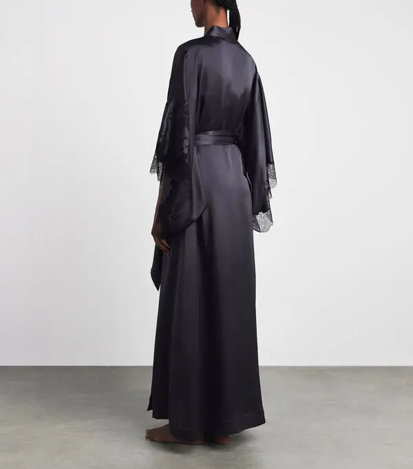 Carine Gilson Silk Long Cérès Robe
