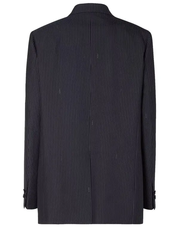 Fendi Wool Blazer - Blue