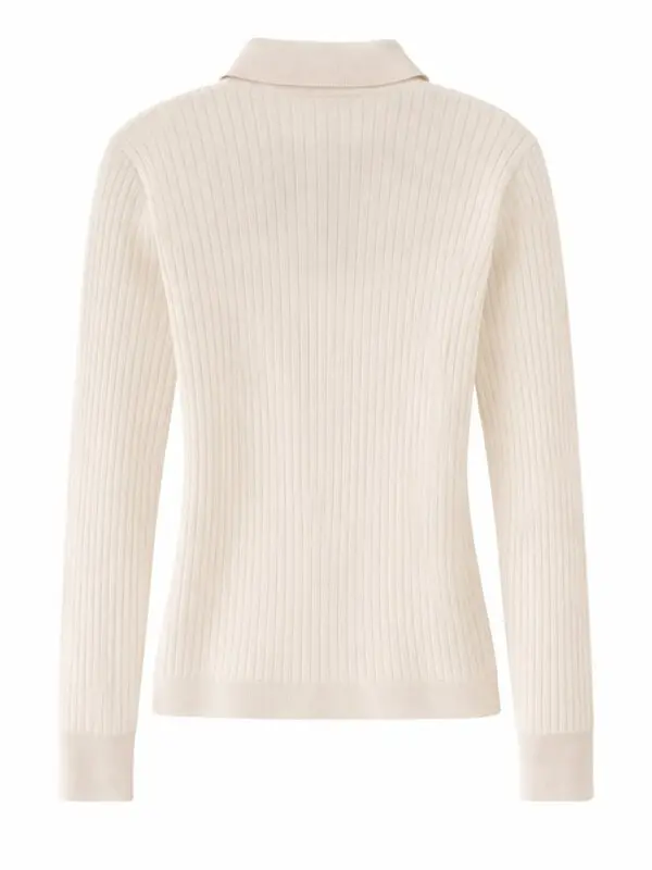 Max Mara Cashmere Polo Shirt - Cream