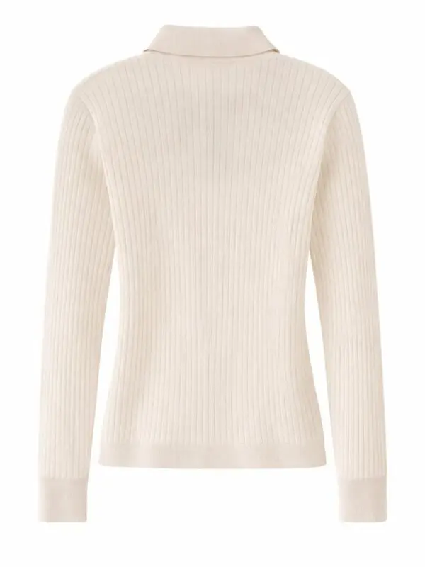 Max Mara Cashmere Polo Shirt - Cream