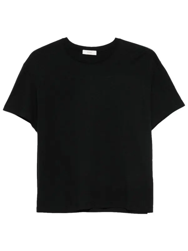 TOTEME Cotton Blend T-shirt - Black