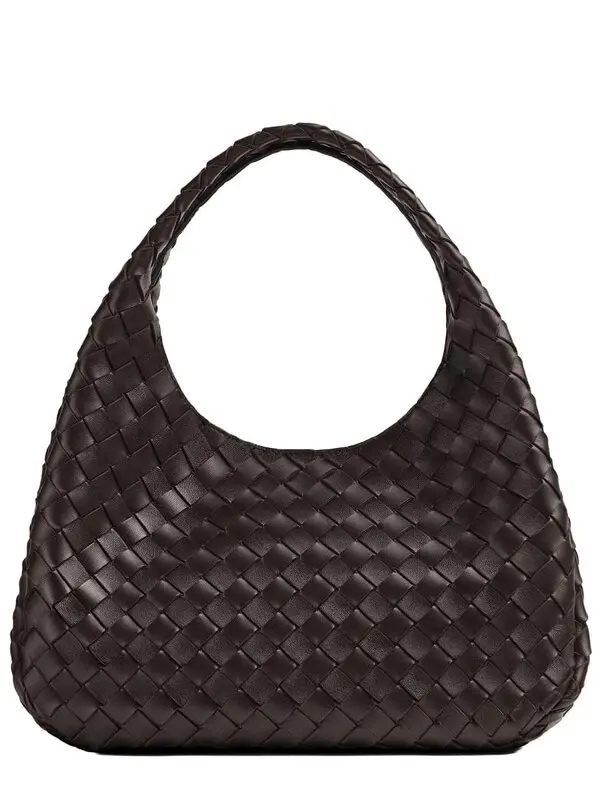 Bottega Veneta Leather Bell Bag - Brown