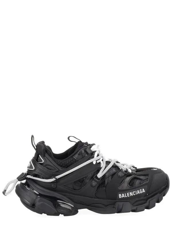 Balenciaga Track Sneaker With Logo - Black