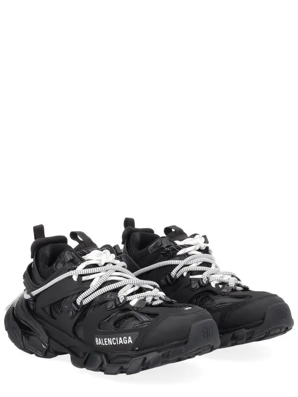 Balenciaga Track Sneaker With Logo - Black