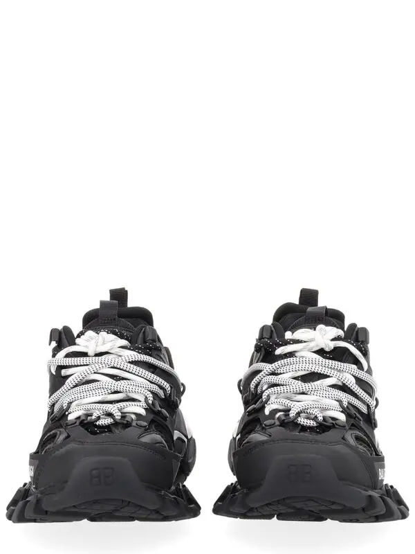 Balenciaga Track Sneaker With Logo - Black