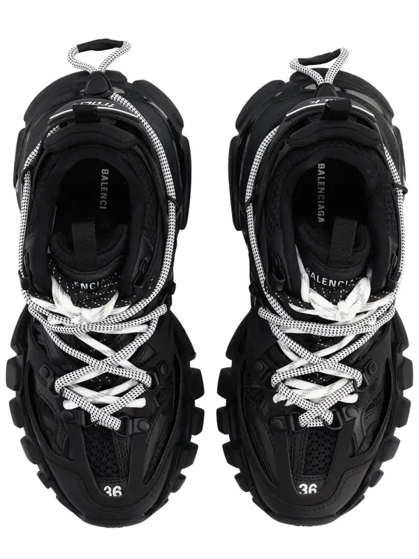 Balenciaga Track Sneaker With Logo - Black
