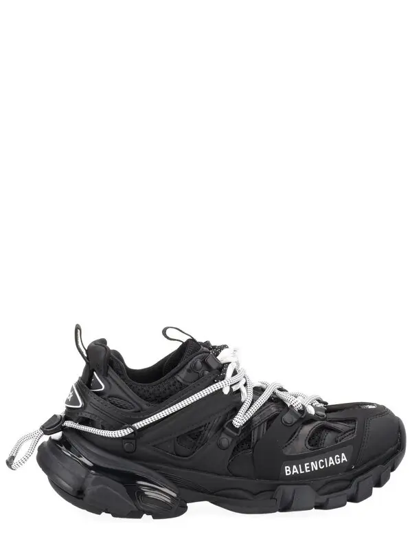 Balenciaga Track Sneaker With Logo - Black