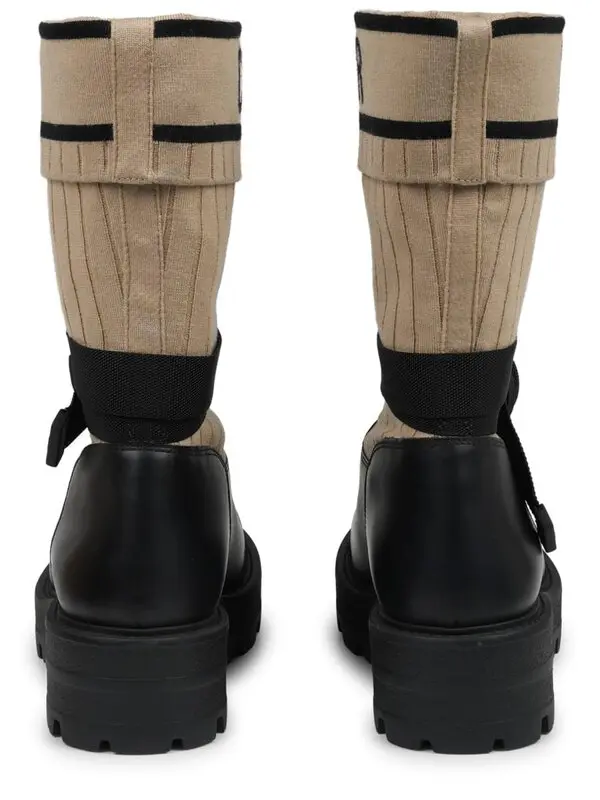 Dior D-major Leather Boots - Black