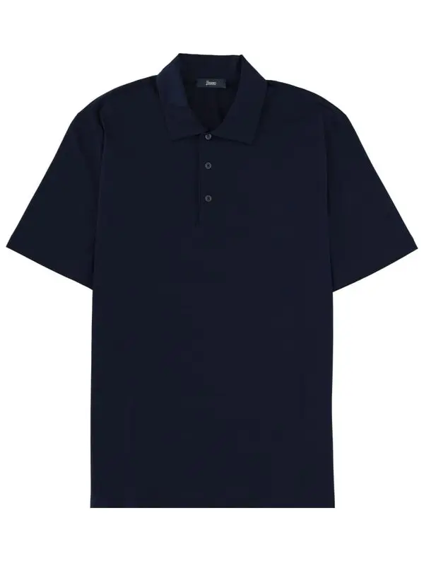 Herno Cotton Polo - Blue