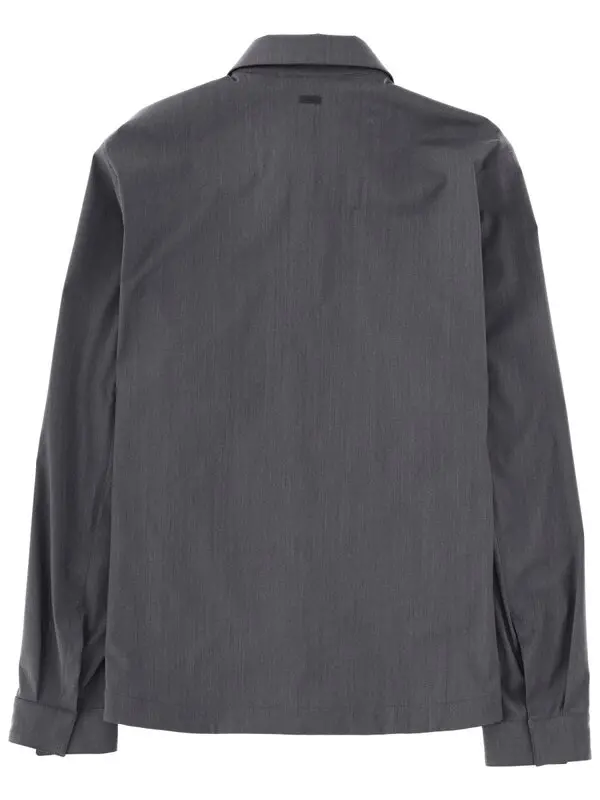 Herno Overshirt In Misto Lana