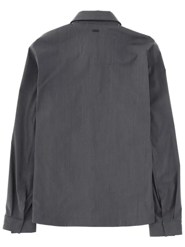 Herno Wool Blend Overshirt - Gray
