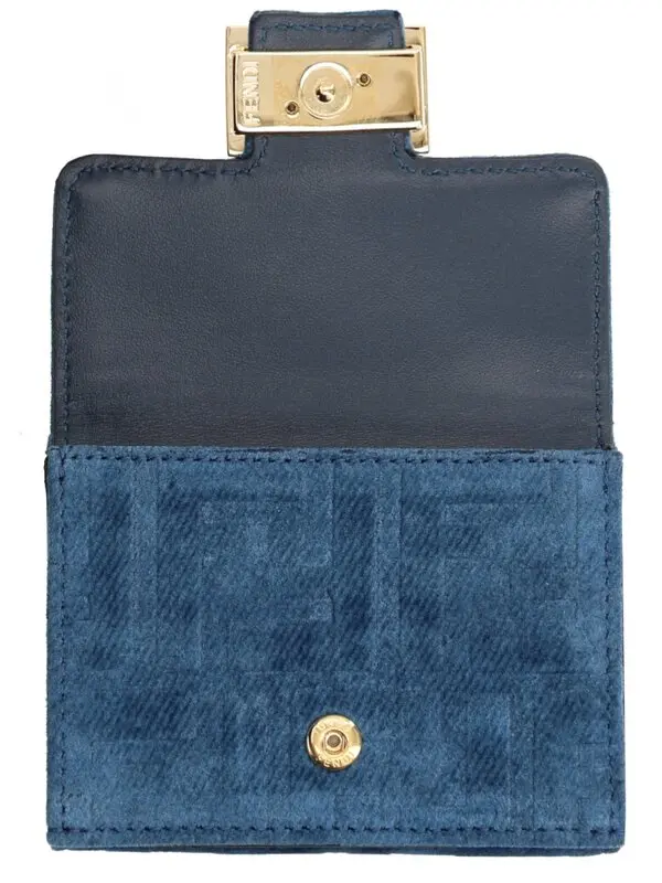 Fendi Portafoglio Micro Trifold Baguette