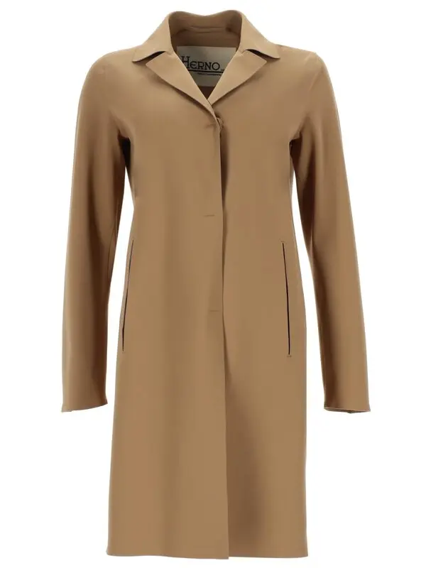 Herno First Act Coat - Cream