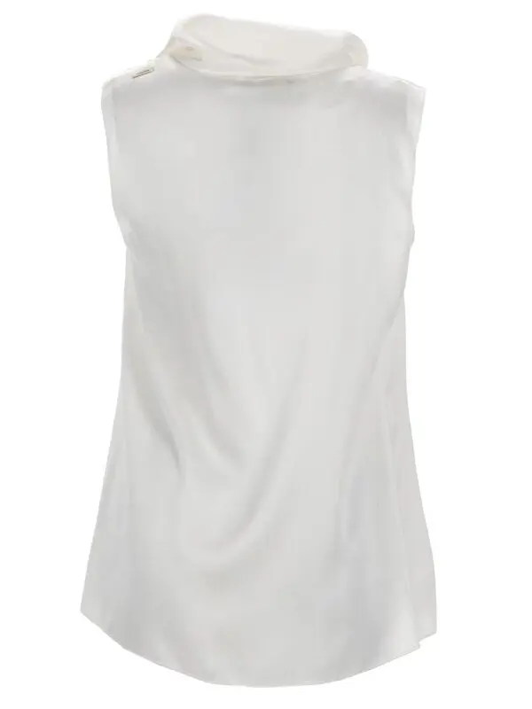 Max Mara Silk Satin Top