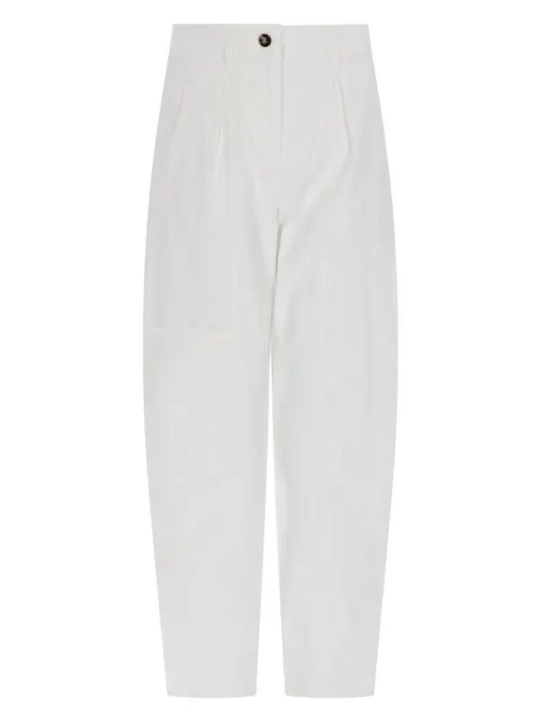 Max Mara Bautta Trousers - White