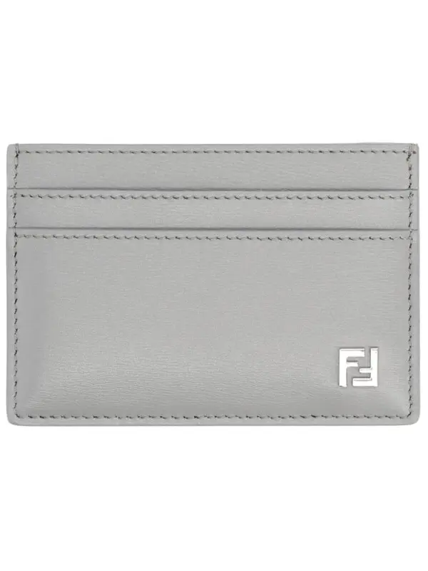 Fendi Ff Card Holder - Gray