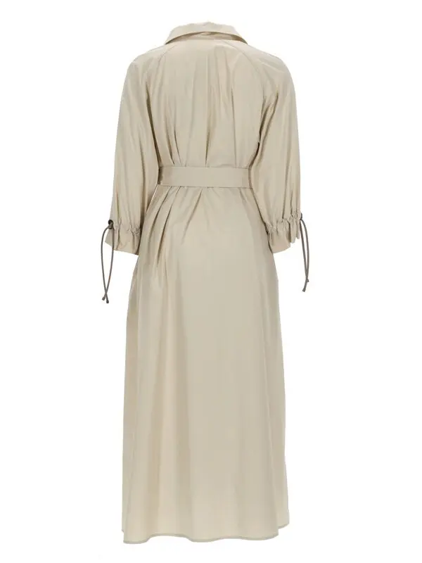 Max Mara Myrtle Dress With Belt - Cream