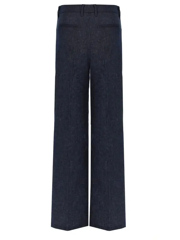 Max Mara Pantalone In Denim Abete