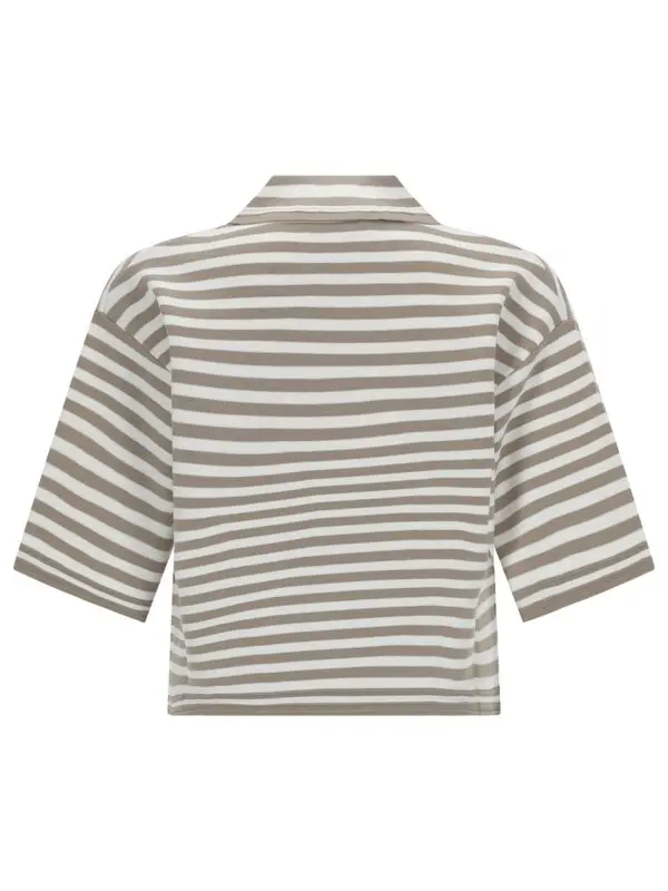 Max Mara Striped Viscose Top - Multicolor