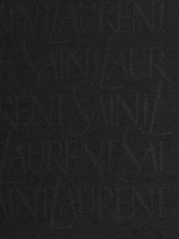 Saint Laurent Sciarpa Quadrata In Seta