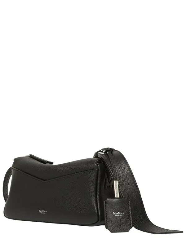 Max Mara Shoulder Bag With Logo - Black