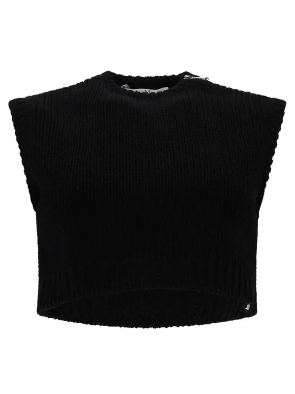 Max Mara Knitted Top - Black