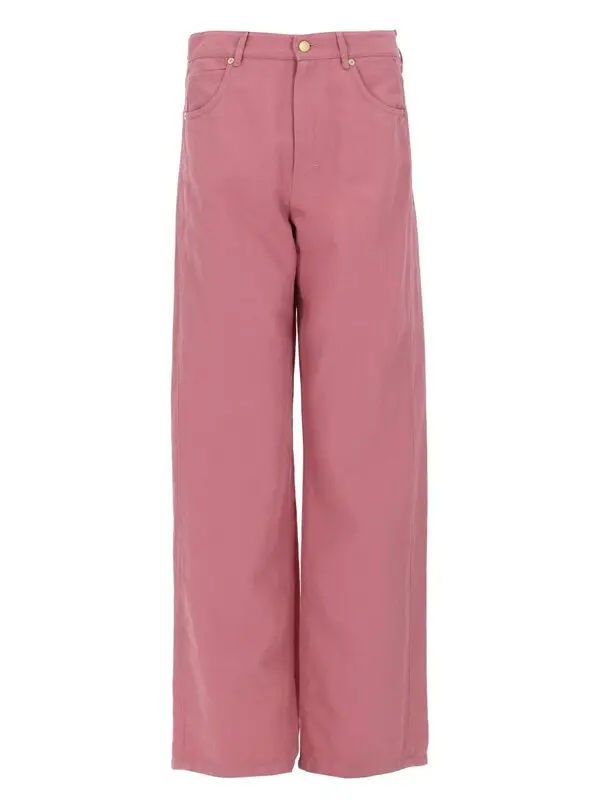 Max Mara Pantalone Cinque Tasche In Cotone E Lino